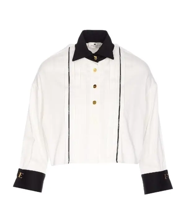 Elisabetta Franchi Pleated Shirt