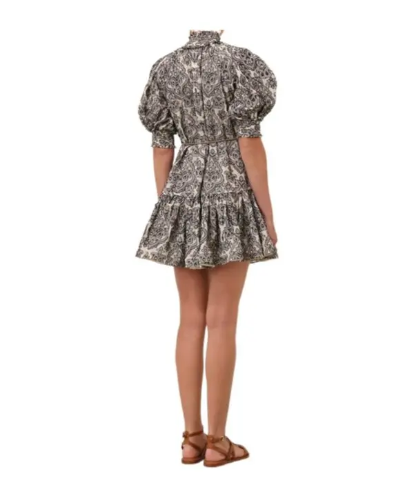 Zimmermann Wylie Lantern Mini Dress