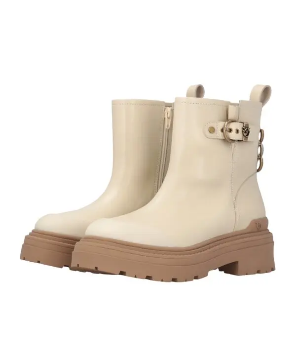 Pinko Buckled Platform Ankle Boots