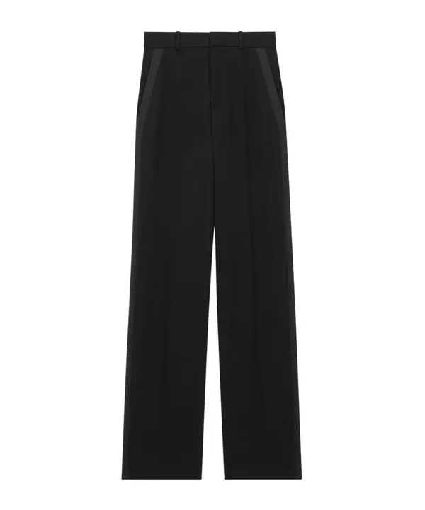 Saint Laurent High-rise Tuxedo Trousers