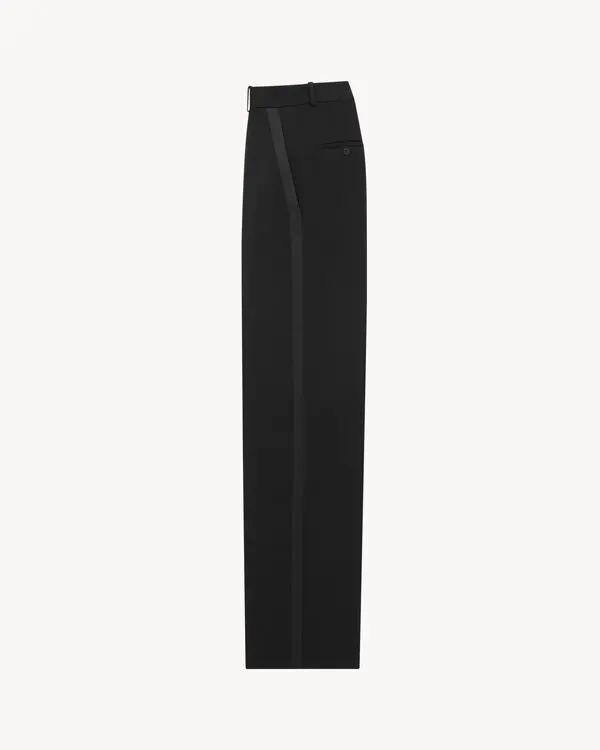 Saint Laurent High-rise Tuxedo Trousers