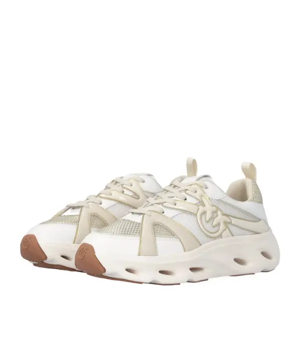 Pinko Lace-up Logo Detail Sneakers