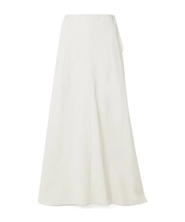 ANN DEMEULEMEESTER Sita Linen Maxi Skirt