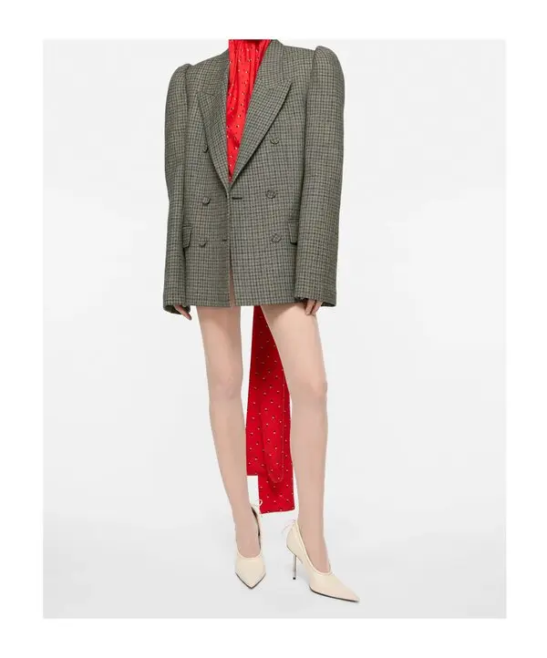 Acne Studios Houndstooth Double-breasted Blazer