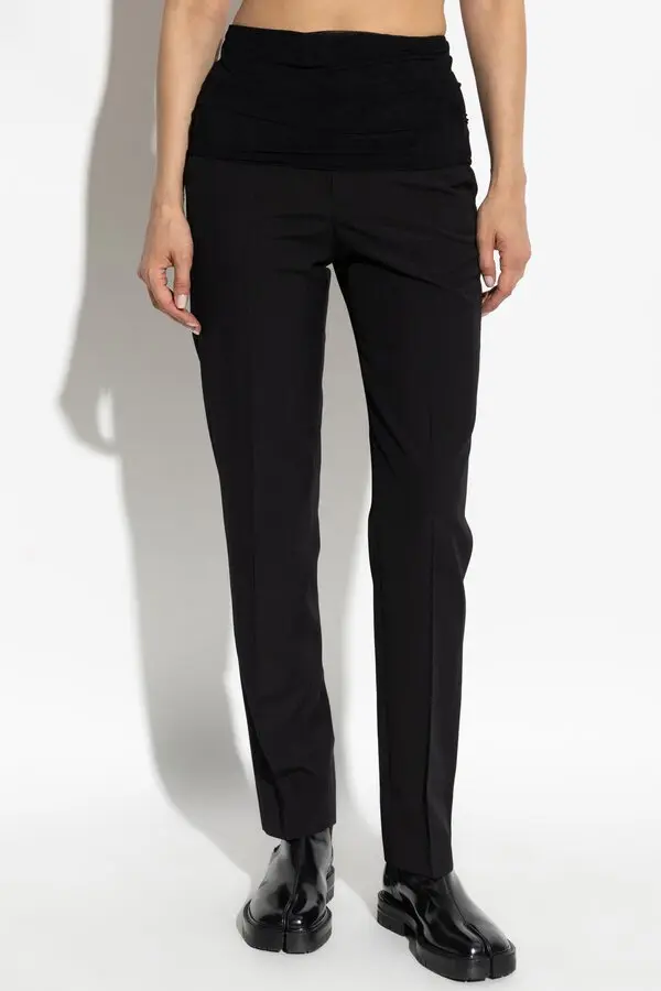 MAISON MARGIELA Draped Layer Trousers