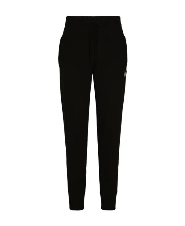 Dolce & Gabbana Dolce Gabbana Knitted Jogging Pants - Black