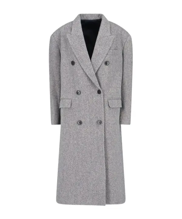 Isabel Marant Étoile Double-breasted Coat - Gray
