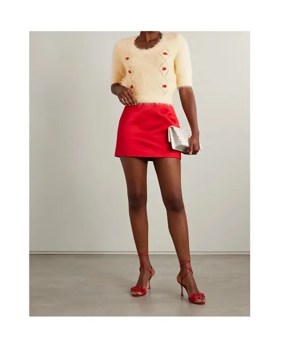 Alessandra Rich Embellished Knitwear - Yellow