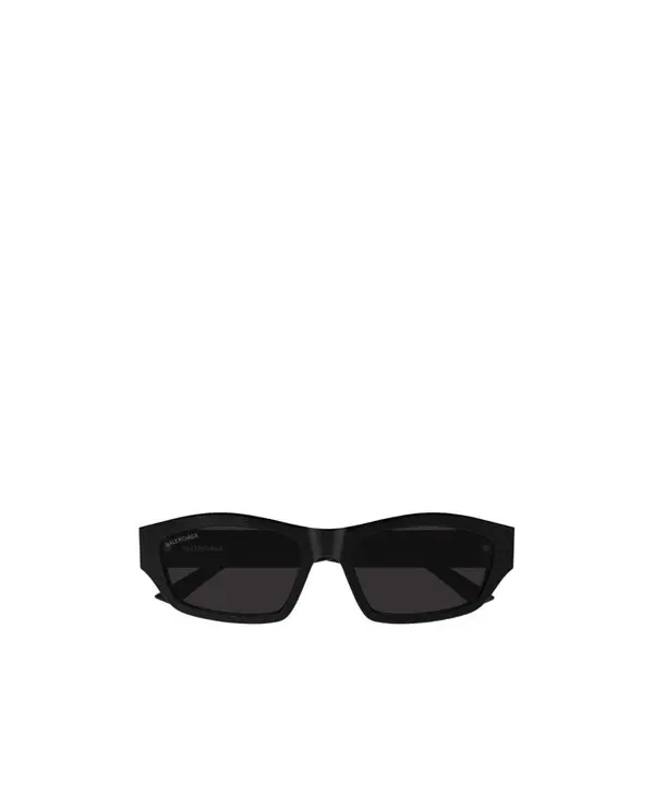 Balenciaga Geometric Frame Sunglasses - Black