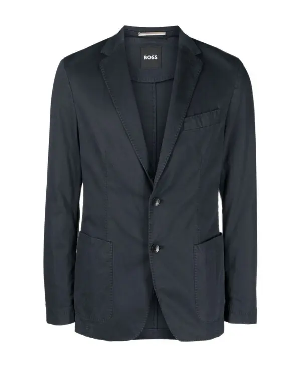 Hugo Boss Single-breasted Blazer - Black