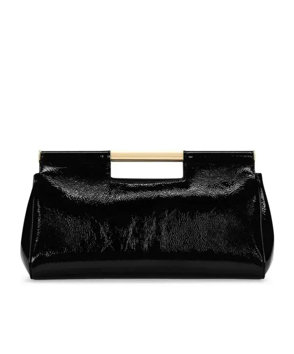 Dolce & Gabbana Logo Plaque Clutch Bag - Black