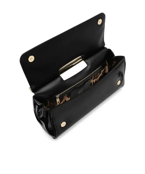 Dolce & Gabbana Logo Plaque Clutch Bag - Black
