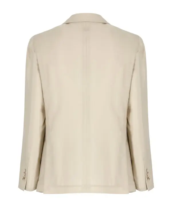 Tagliatore Brooch Detailed Straight Hem Tailored Blazer