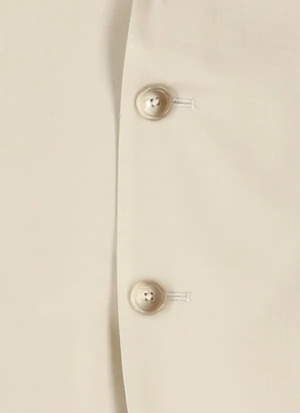 Tagliatore Brooch Detailed Straight Hem Tailored Blazer