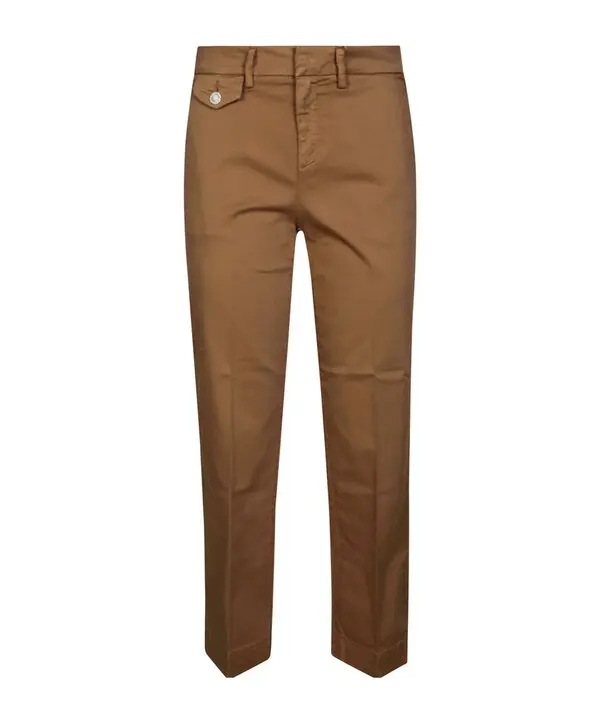 Liu Jo Logo Plaque Cropped Trousers
