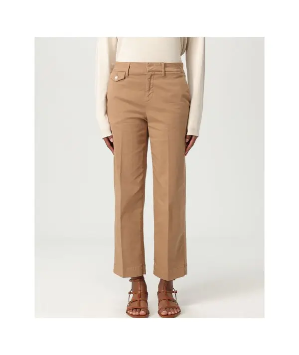 Liu Jo Logo Plaque Cropped Trousers