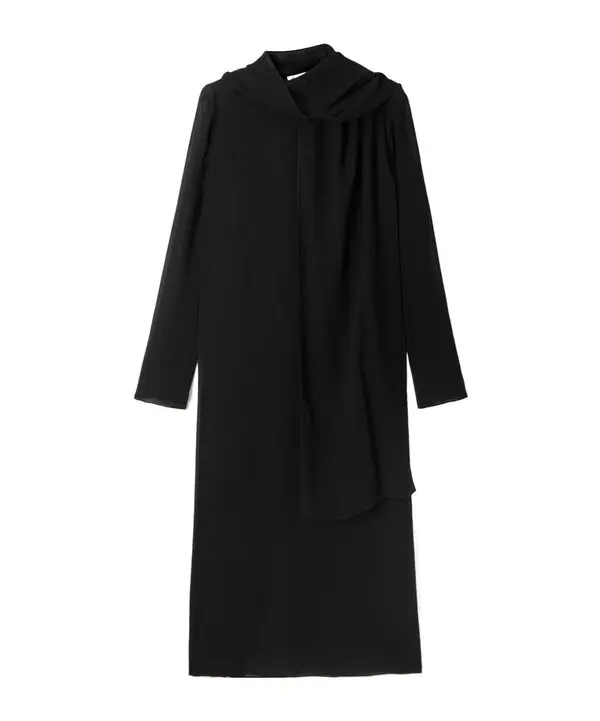 Alaïa Long Sleeve Midi Dress