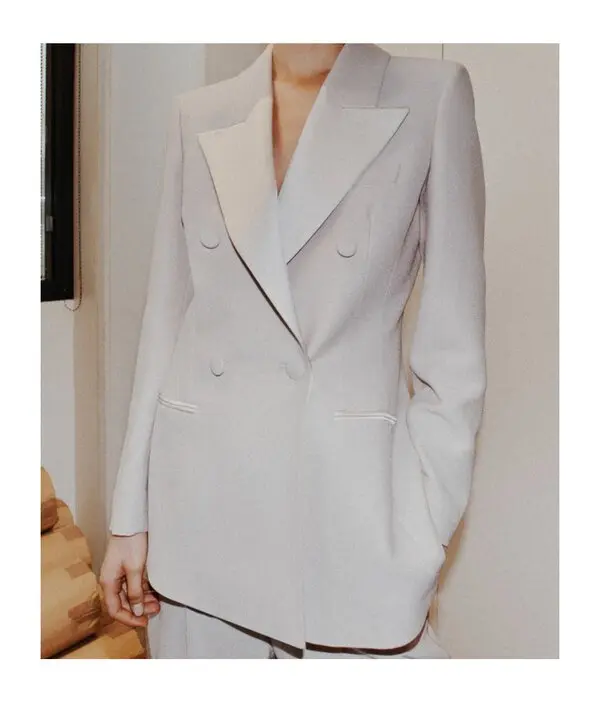 Marella Double-breasted Peak Lapel Blazer