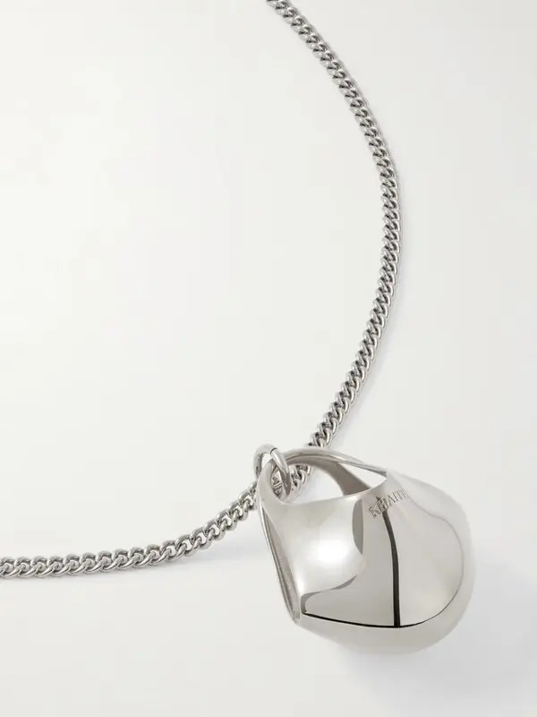 Khaite Lotus Small Necklace - Silver