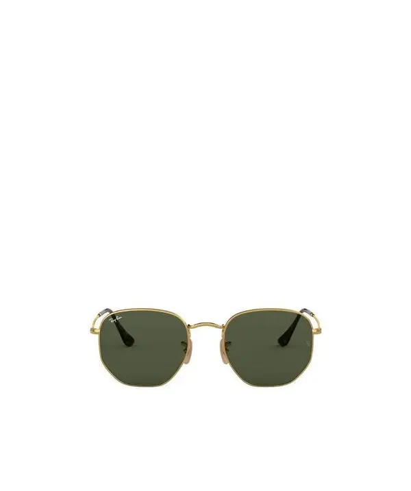 Ray-ban Hexagonal Flat Sunglasses - Green