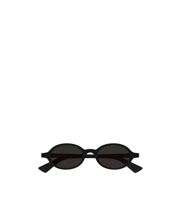 Bottega Veneta Oval Frame Sunglasses - Black