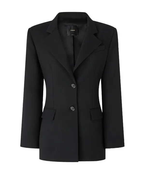 Pinko Pinstriped Blazer - Black