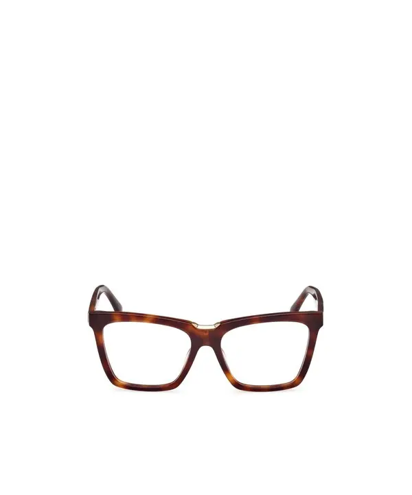 Max Mara Tortoiseshell-effect Cat-eye Frame Glasses - Brown