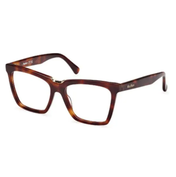 Max Mara Tortoiseshell-effect Cat-eye Frame Eyeglasses