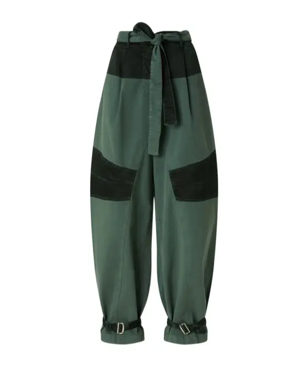 Pinko Panelled Belted Trousers