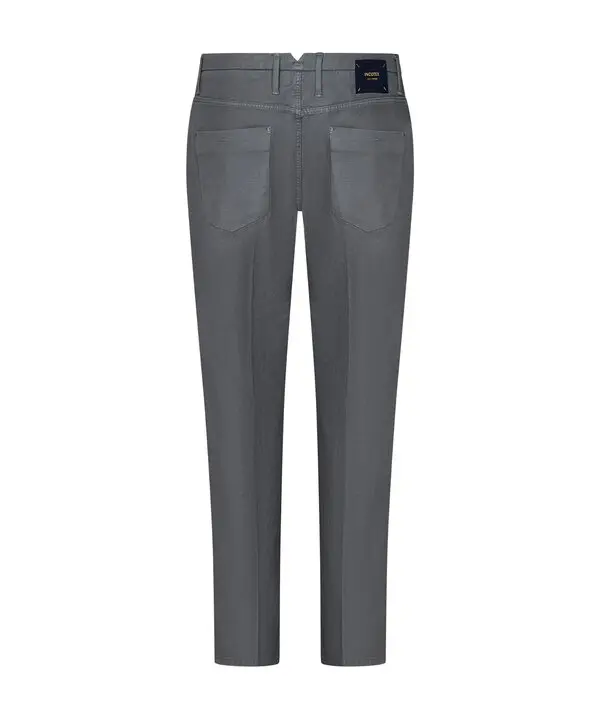 Incotex Mid-rise Straight-leg Chinos - Black