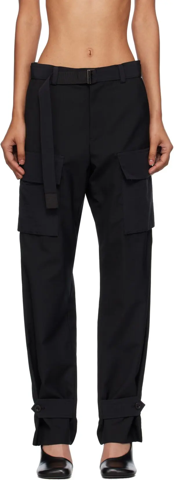 Sacai Belted Cargo Trousers
