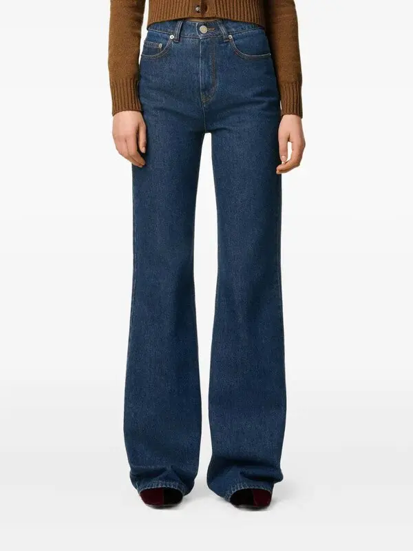 AMI Paris Flared Jeans - Indigo