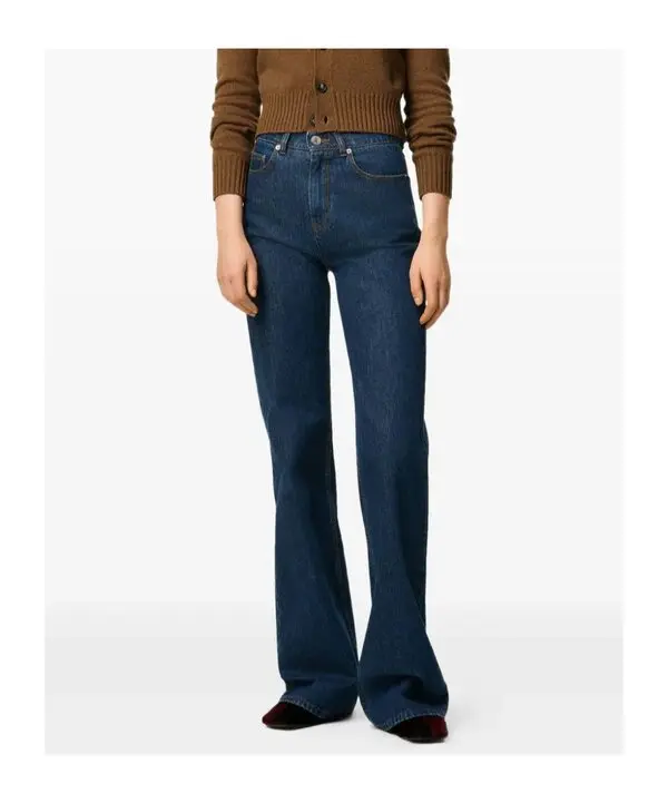 AMI Paris Flared Jeans - Indigo