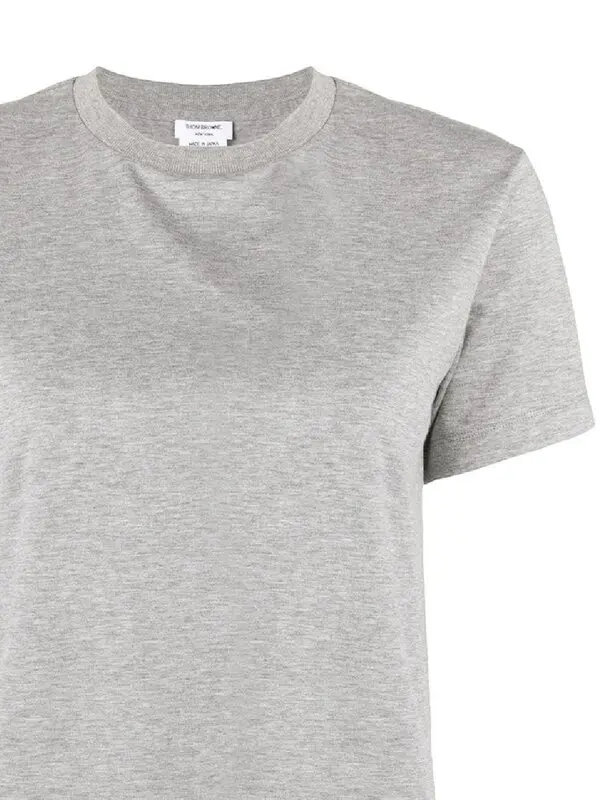 Thom Browne Logo Patch Crewneck T-shirt