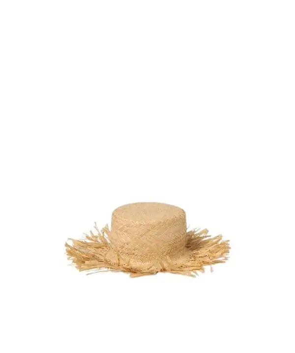 Red Valentino Braided Wide-brim Hat - Nude