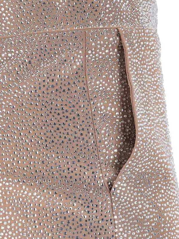 Giuseppe Di Morabito Embellished Midi Skirt - Nude
