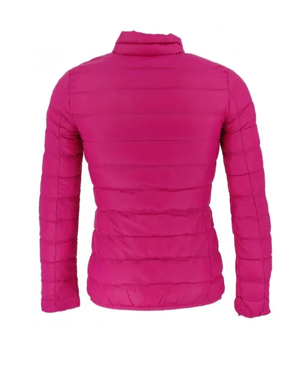 EA7 Quilted Down Jacket With Logo Detail