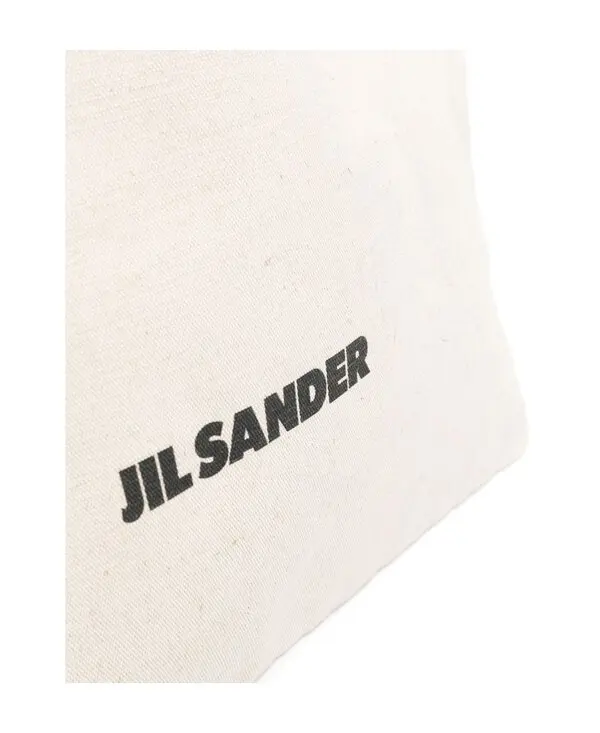 JIL SANDER Large Logo Tote Bag
