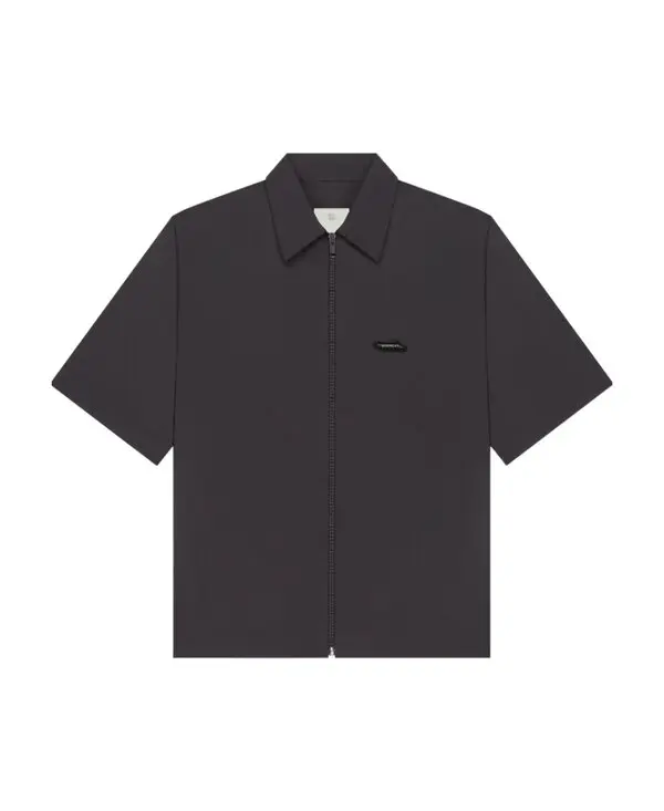 Givenchy Logo Patch Short-sleeved Shirt - Black