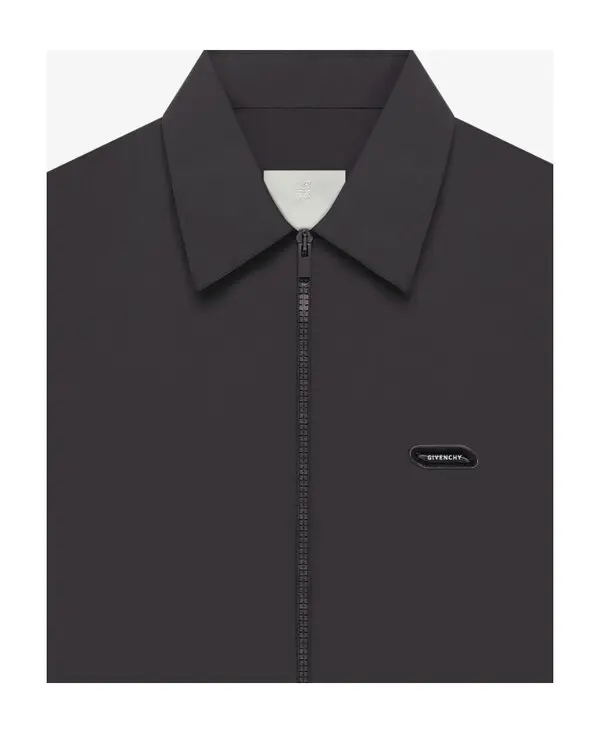 Givenchy Logo Patch Short-sleeved Shirt - Black