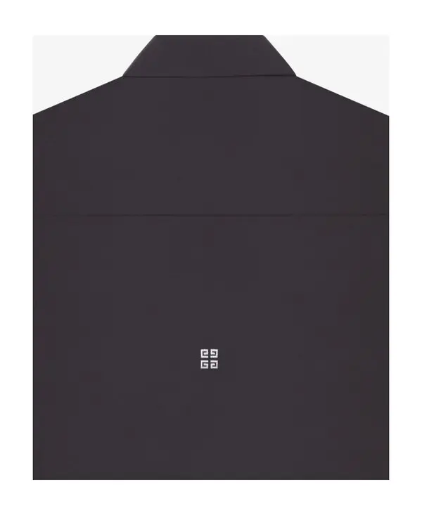 Givenchy Logo Patch Short-sleeved Shirt - Black