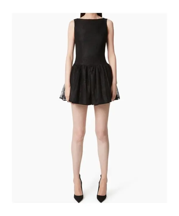 Nina Ricci Mini Dress With Peplum Hem