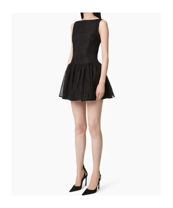 Nina Ricci Mini Dress With Peplum Hem