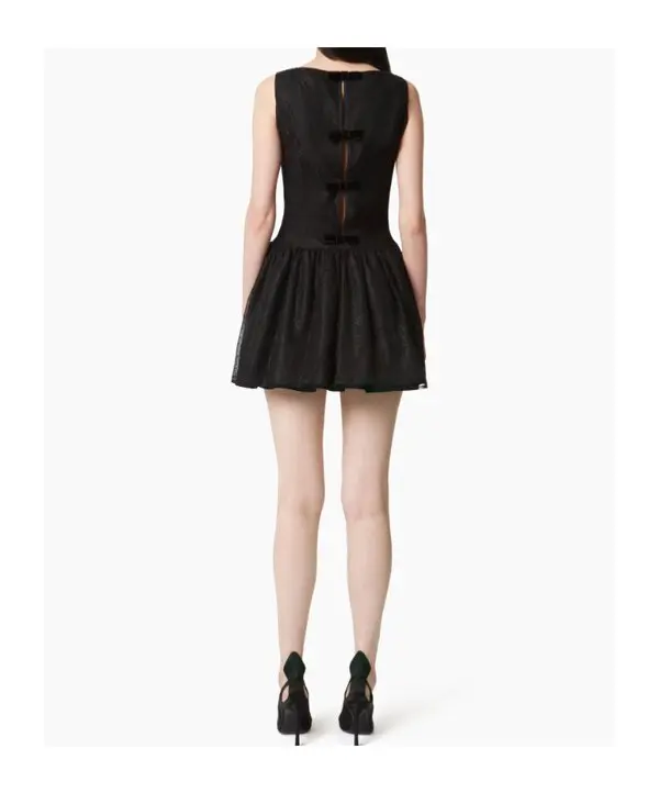Nina Ricci Mini Dress With Peplum Hem