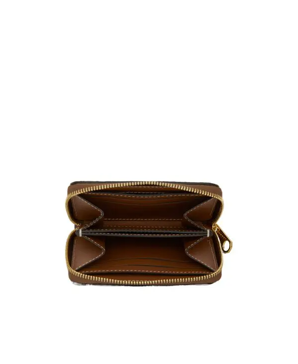 Burberry Vintage Check Zipped Wallet - Nude