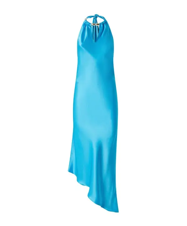 Pinko Halter-neck Asymmetrical Dress