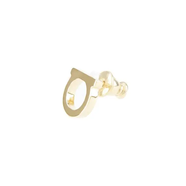 FERRAGAMO Gancini Stud Earrings - Yellow