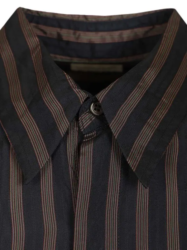 Dries Van Noten Striped Shirt - Black