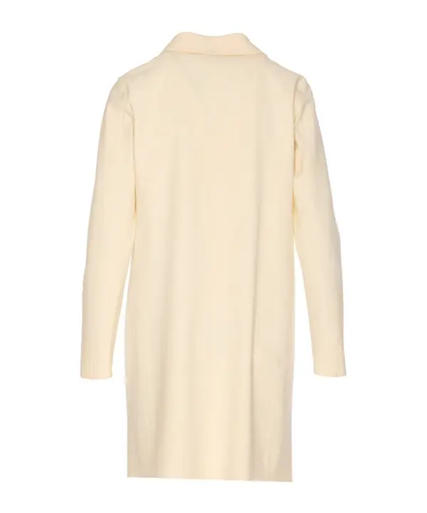 Herno Single-breasted Long-sleeved Coat - Nude