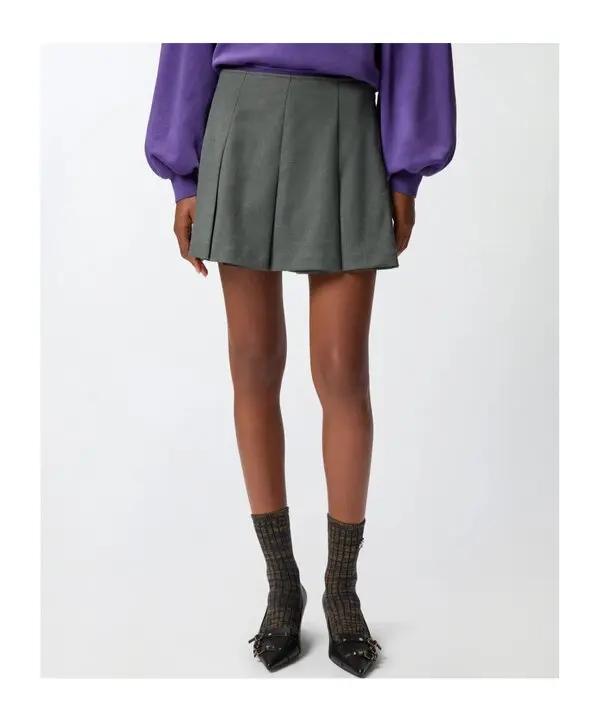 Pinko Pleated Mini Skirt - Black